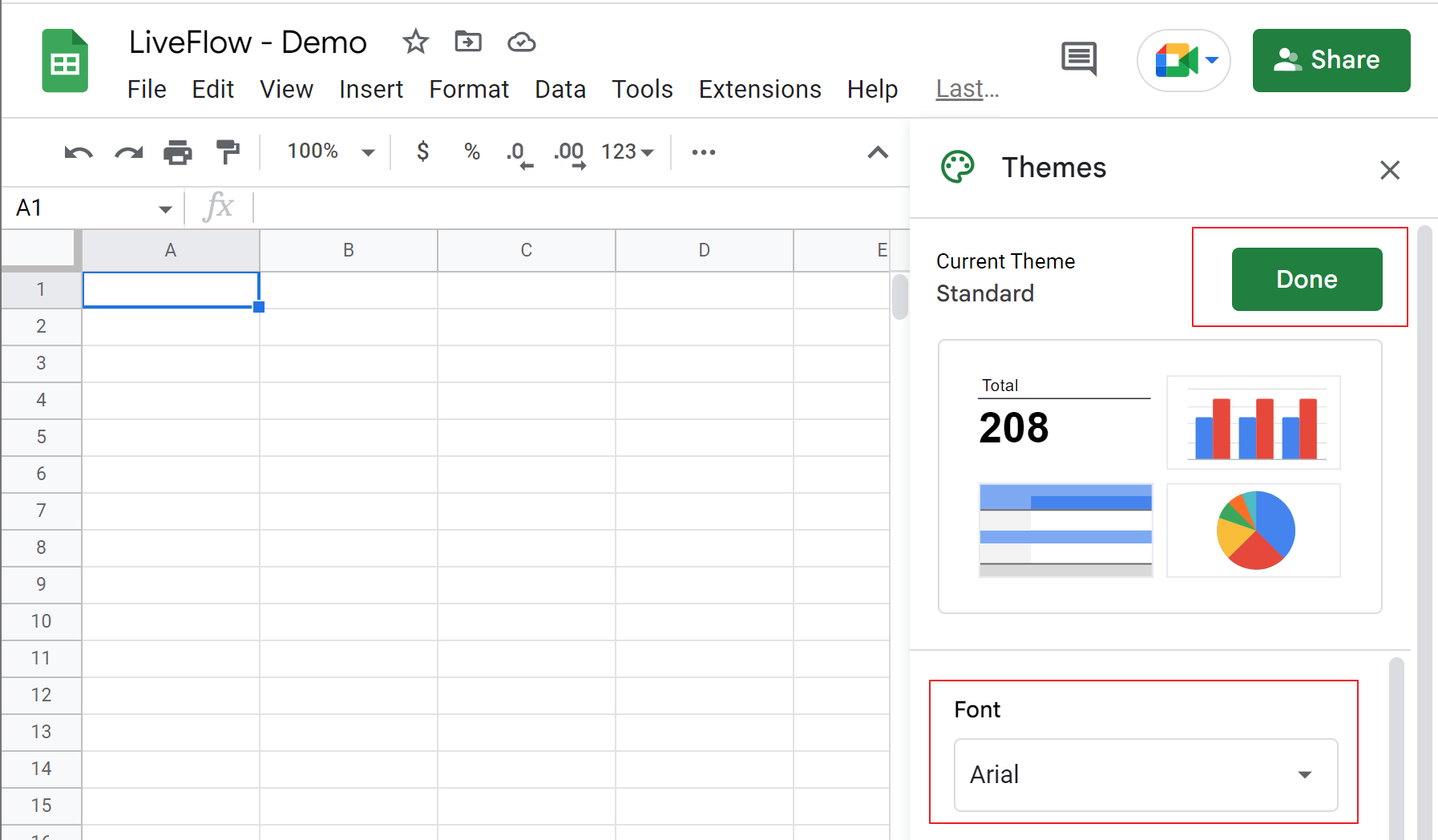 How To Change Default Font In Google Sheets LiveFlow
